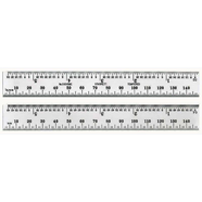 Starrett® C636ME-150 Spring Tempered Precision Rule, Imperial/Metric ...